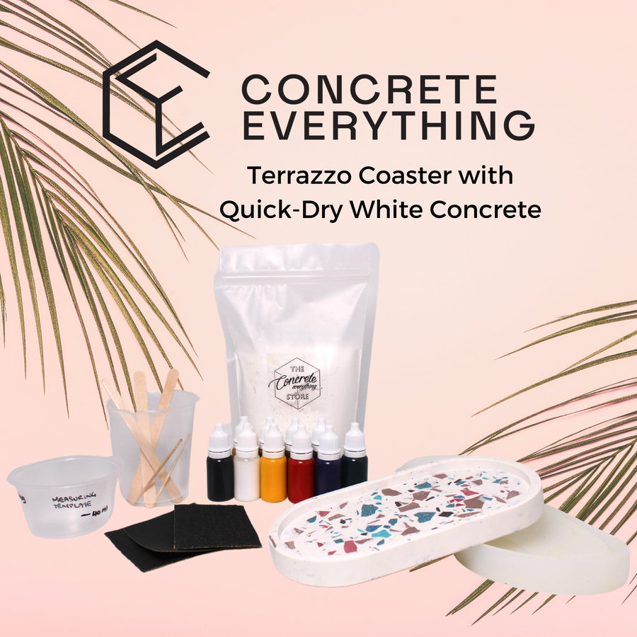 IceCrete Terrazzo Coaster DIY Kit – Concrete Everything