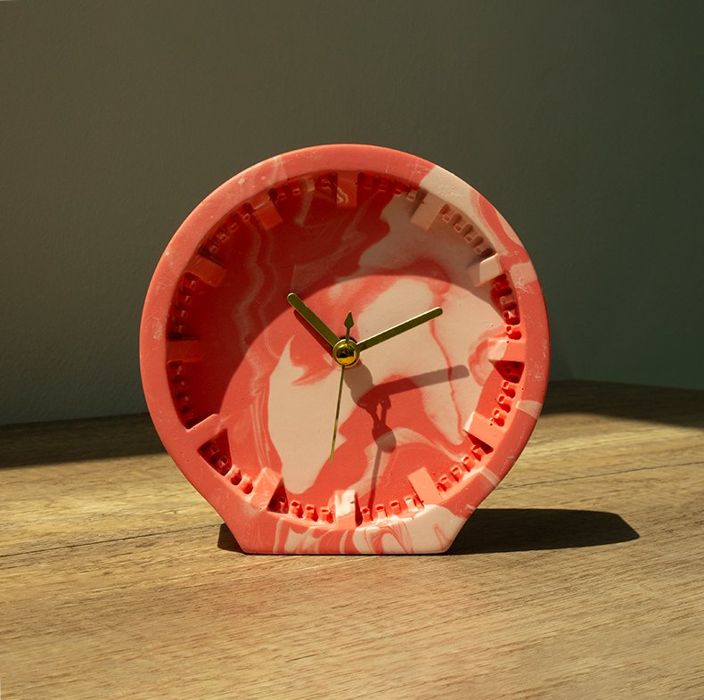Jesmonite Clock | Kairos Collection – Concrete Everything