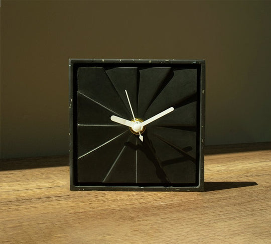 Jesmonite Clock | Kairos Collection – Concrete Everything