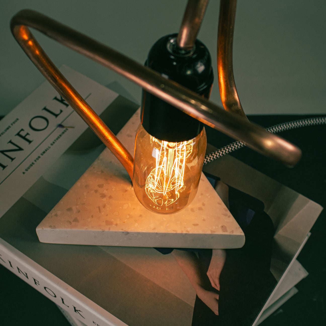 Jesmonite Copper Pipe Lamp Workshop – Concrete Everything