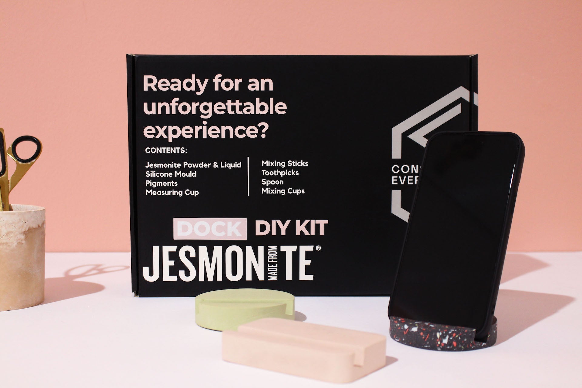 Jesmonite Official DIY Kit Singapore (Handphone Dock) – Concrete Everything