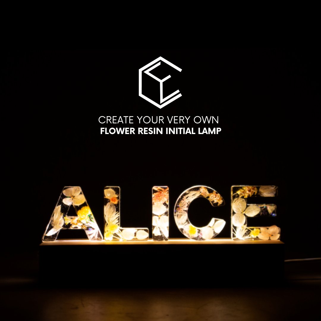 [NEW] Flower Resin Initial Lamp Workshop – Concrete Everything